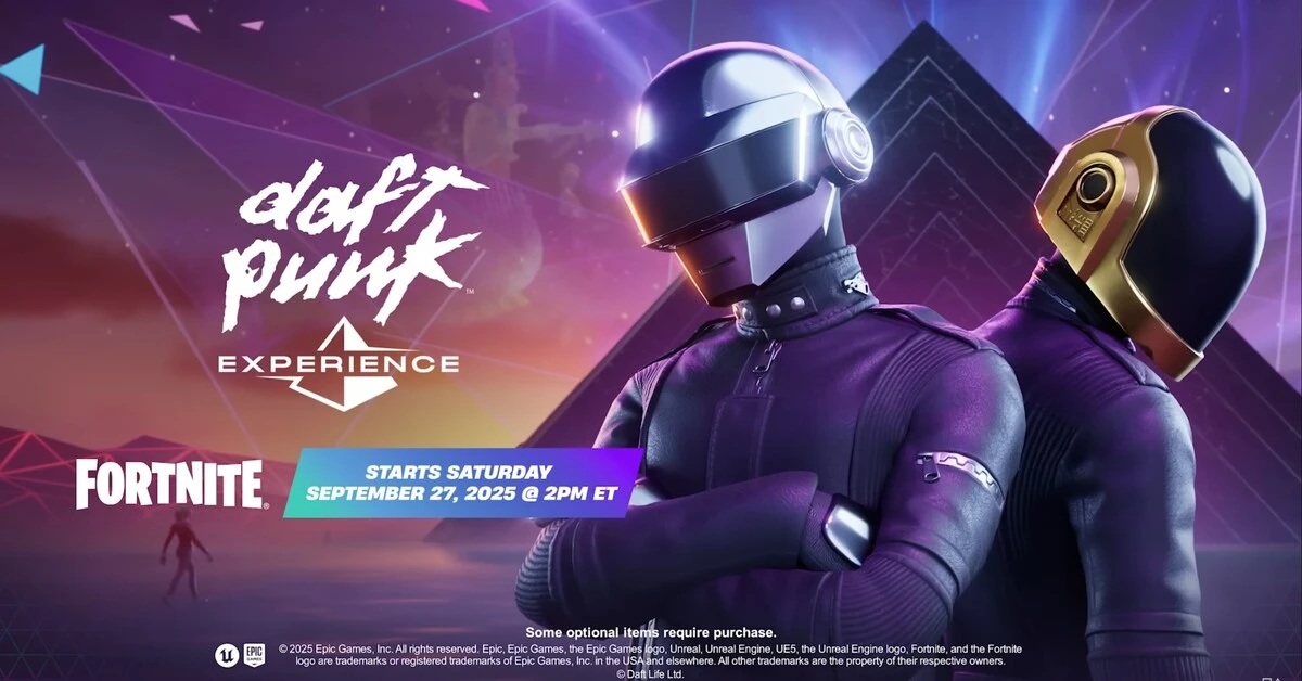 Daft Punk in Fortnite: Alle Infos zu “Daft Punk Experience“ am 27. September 2025 - Keyforsteam.de